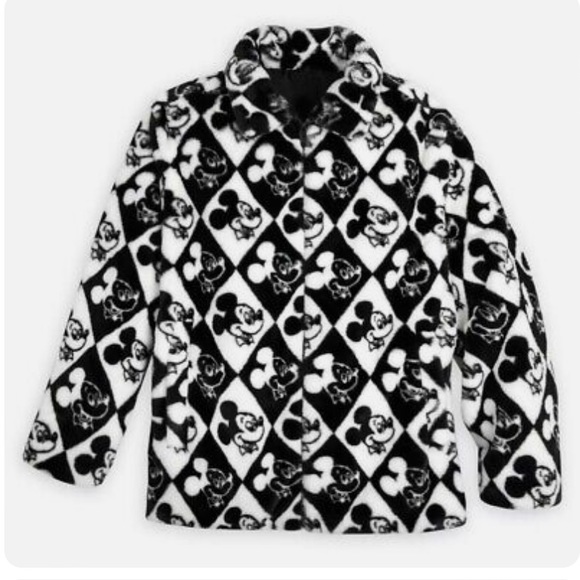 Disney | Jackets & Coats | Mickey Mouse Faux Fur Coat | Poshmark